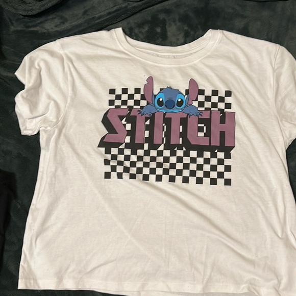 Disney | Tops | Disney Stitch Crop Top Size Xl | Poshmark